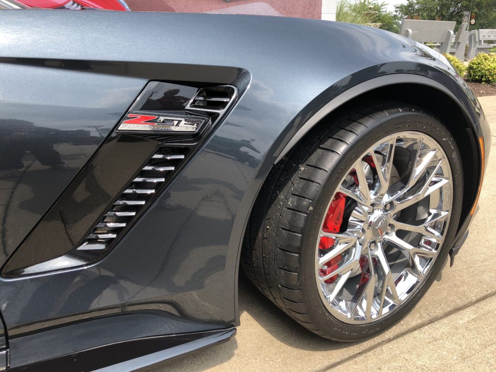First Shadow Gray Corvette Delivered - National Corvette Museum