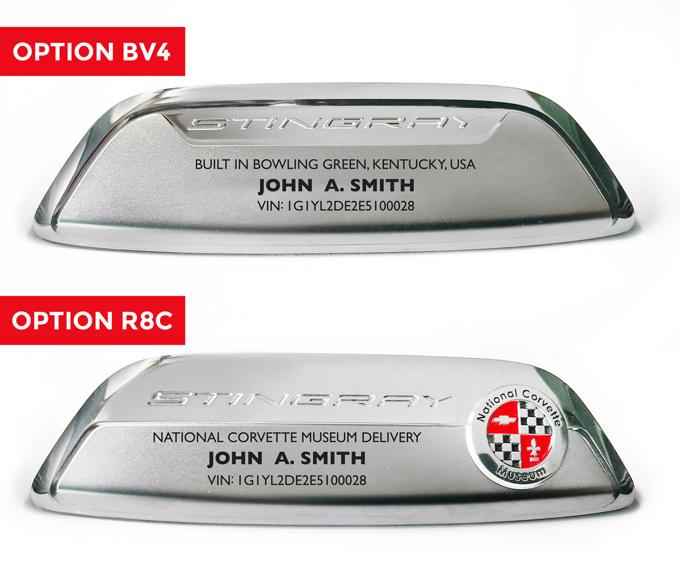 Personalized Plaques Available on Eighth Generation Corvette - National ...