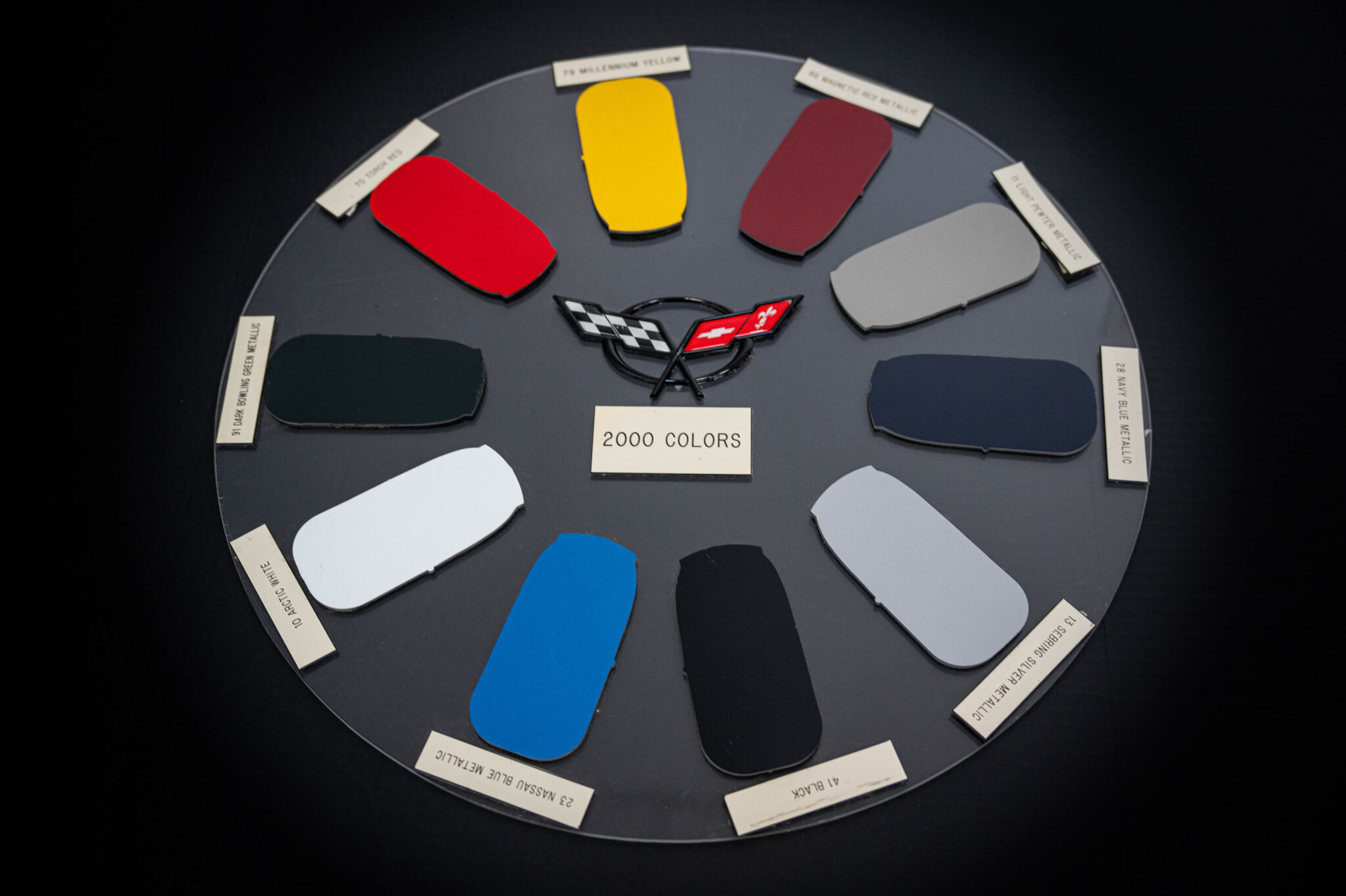 Corvette Color Samples Wheel for 2000 - National Corvette Museum