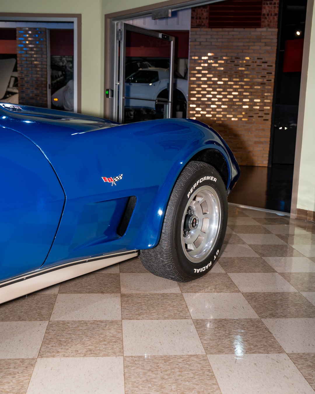 1970s C3 Corvettes on Display - National Corvette Museum